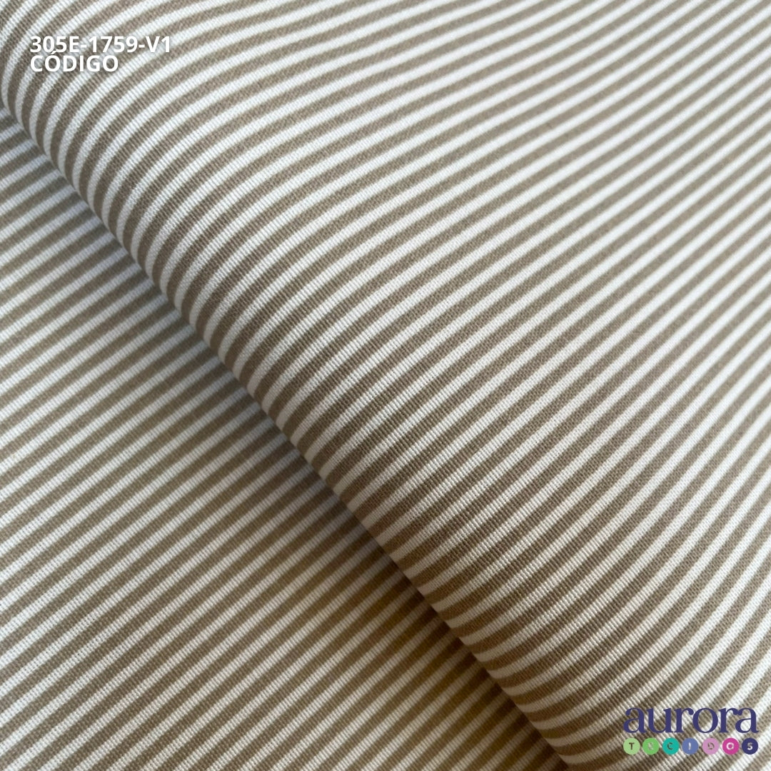 Tricoline Milano - Listrado – Aurora Tecidos